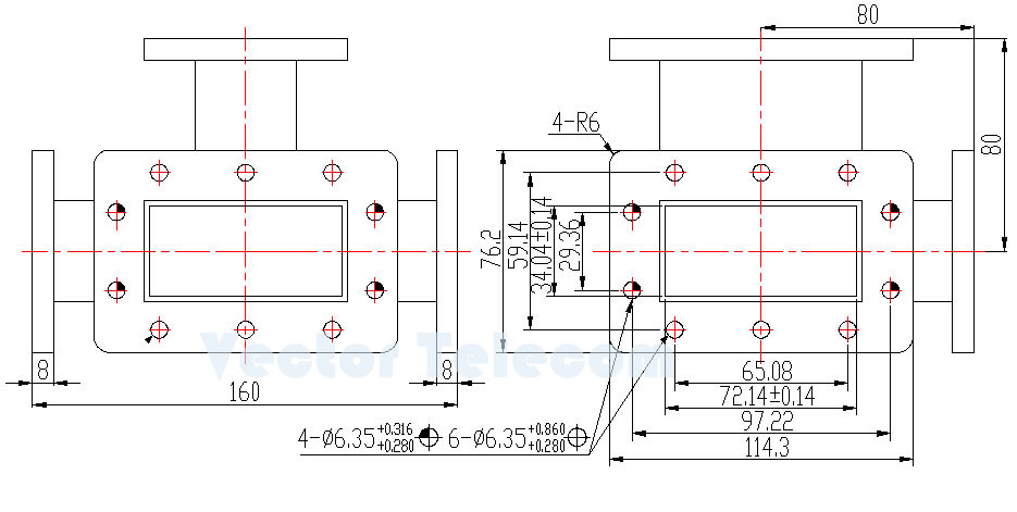 Vector Telecom - VT32WMTA - WR284 Waveguide Magic Tee - a global ...