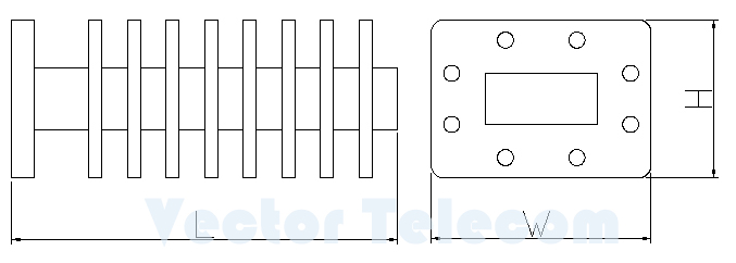 Vector Telecom - VT120WMPL - WR75 Waveguide Medium Power Termination ...